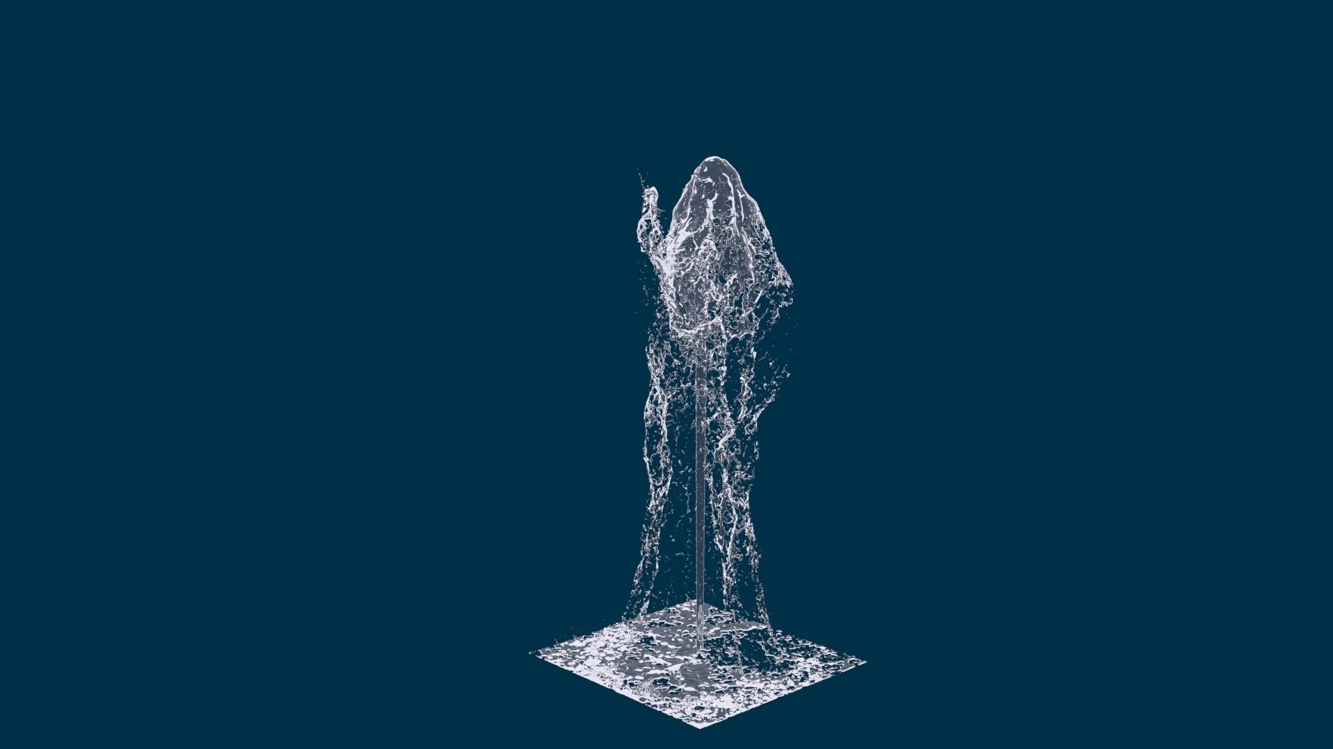 Realistic Water Fountain Animation 6 3D model animated | CGTrader