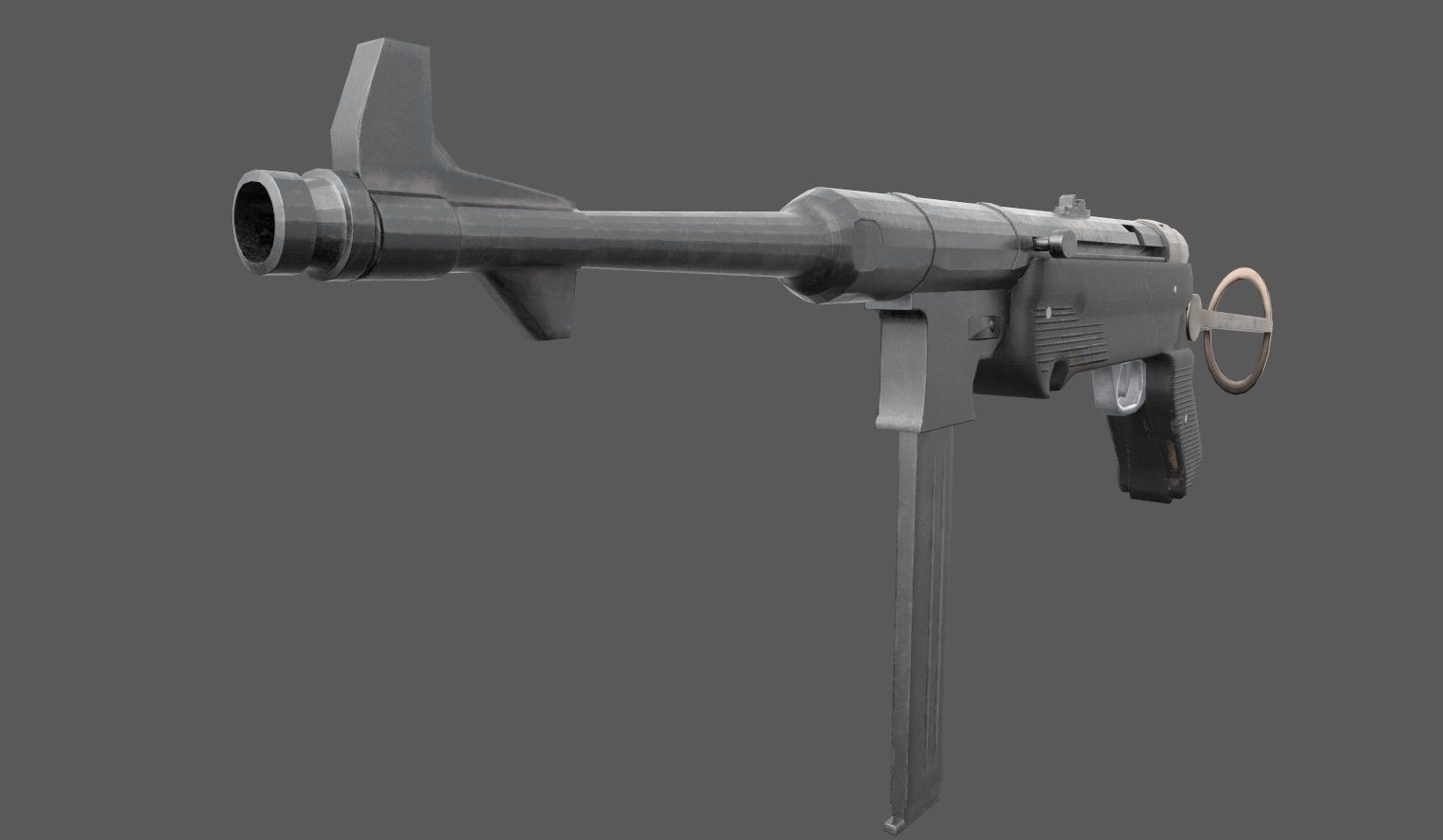 3D model MP40 - German WW2 Weapon VR / AR / low-poly | CGTrader