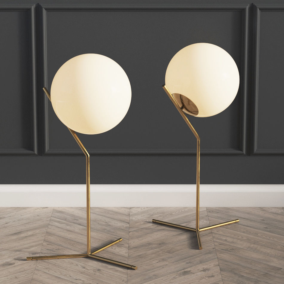 3D model Flos Lights Family Michael Anastassiades Table
