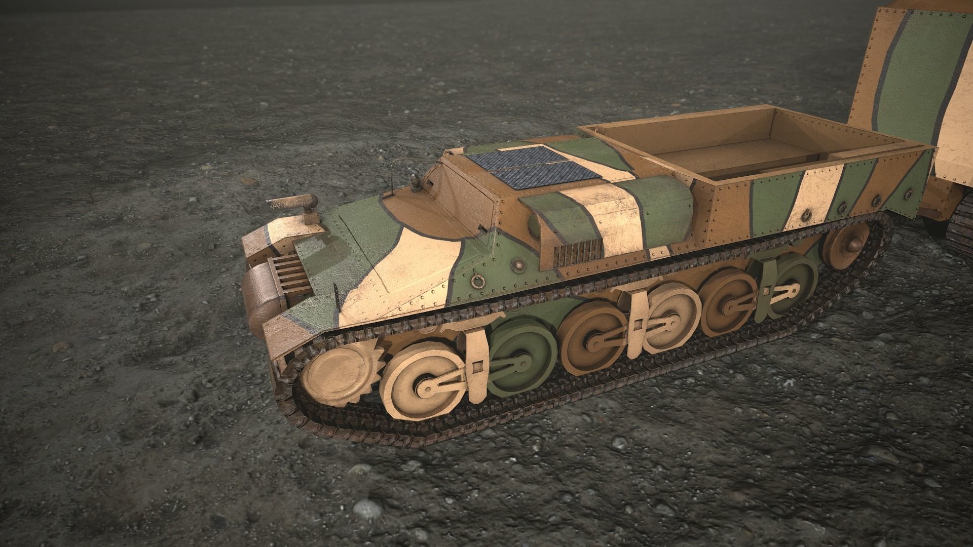 3D model Lorraine 37L Tank VR / AR / low-poly | CGTrader