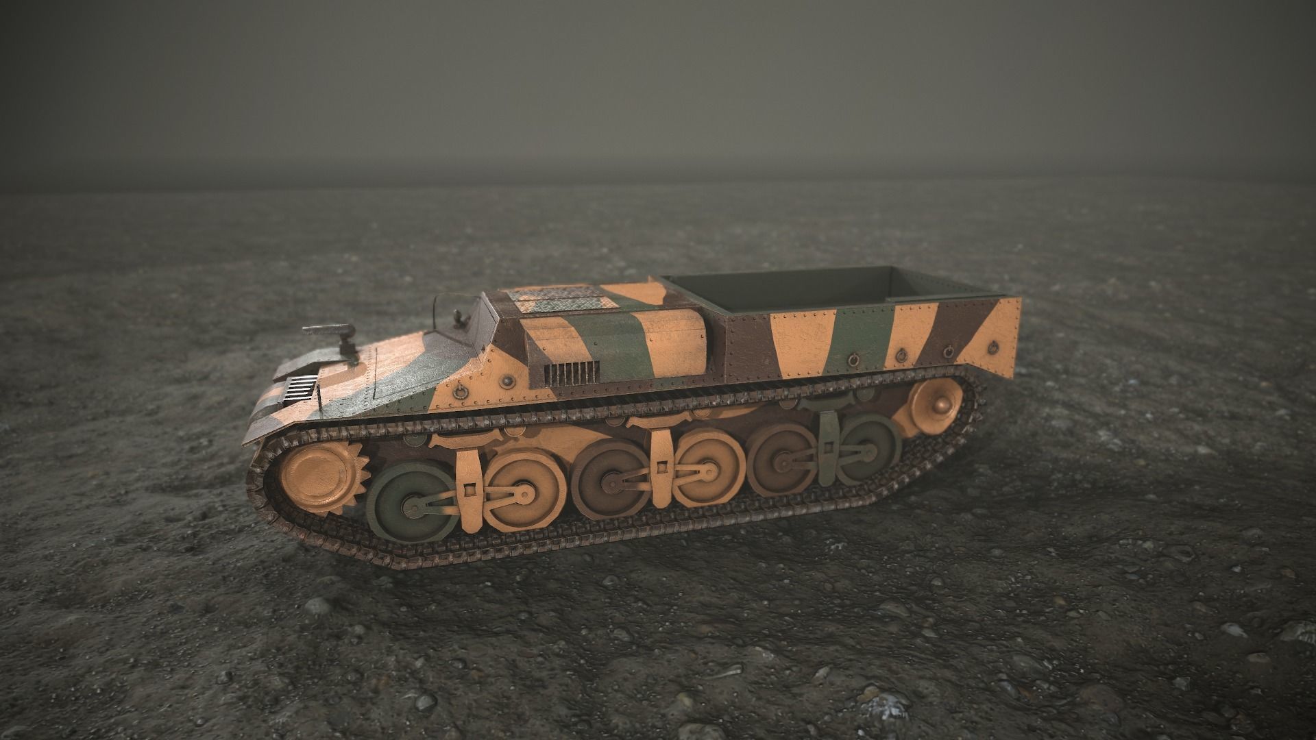 3D model Lorraine 37L Tank VR / AR / low-poly | CGTrader