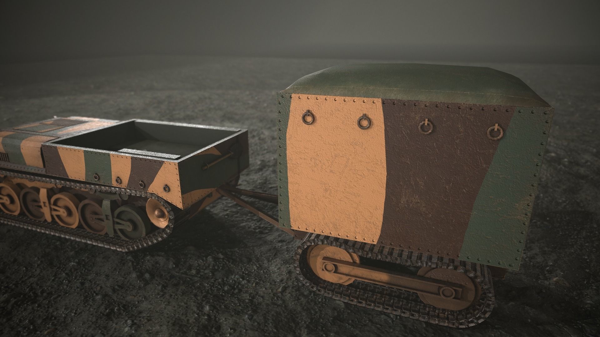 3D model Lorraine 37L Tank VR / AR / low-poly | CGTrader