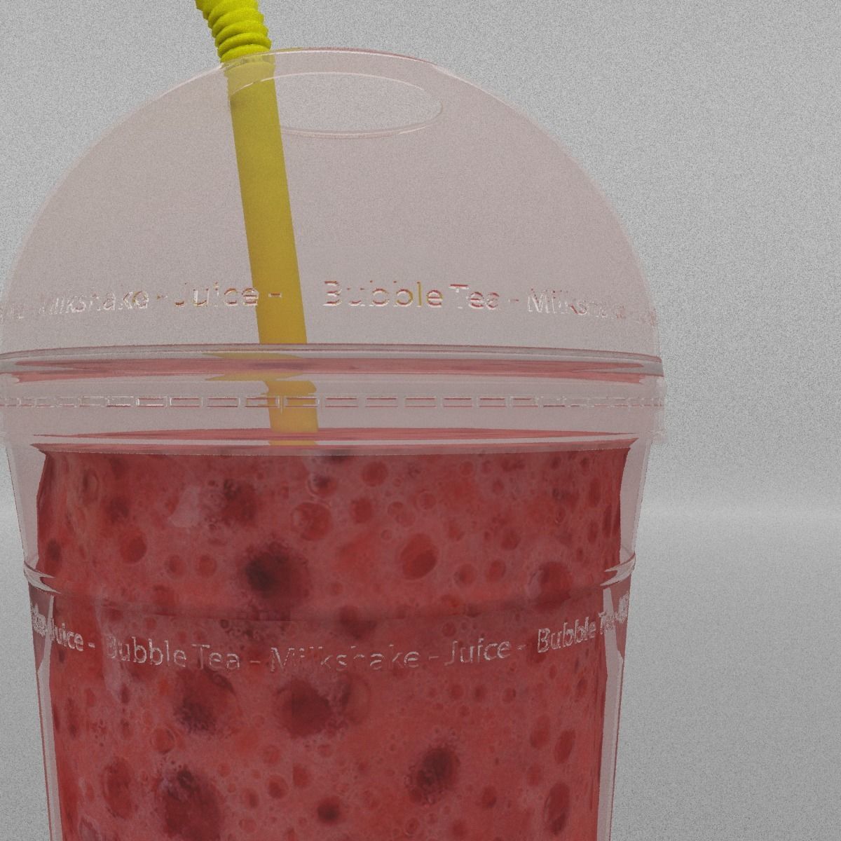 Plastic Shake Glass 3D model | CGTrader