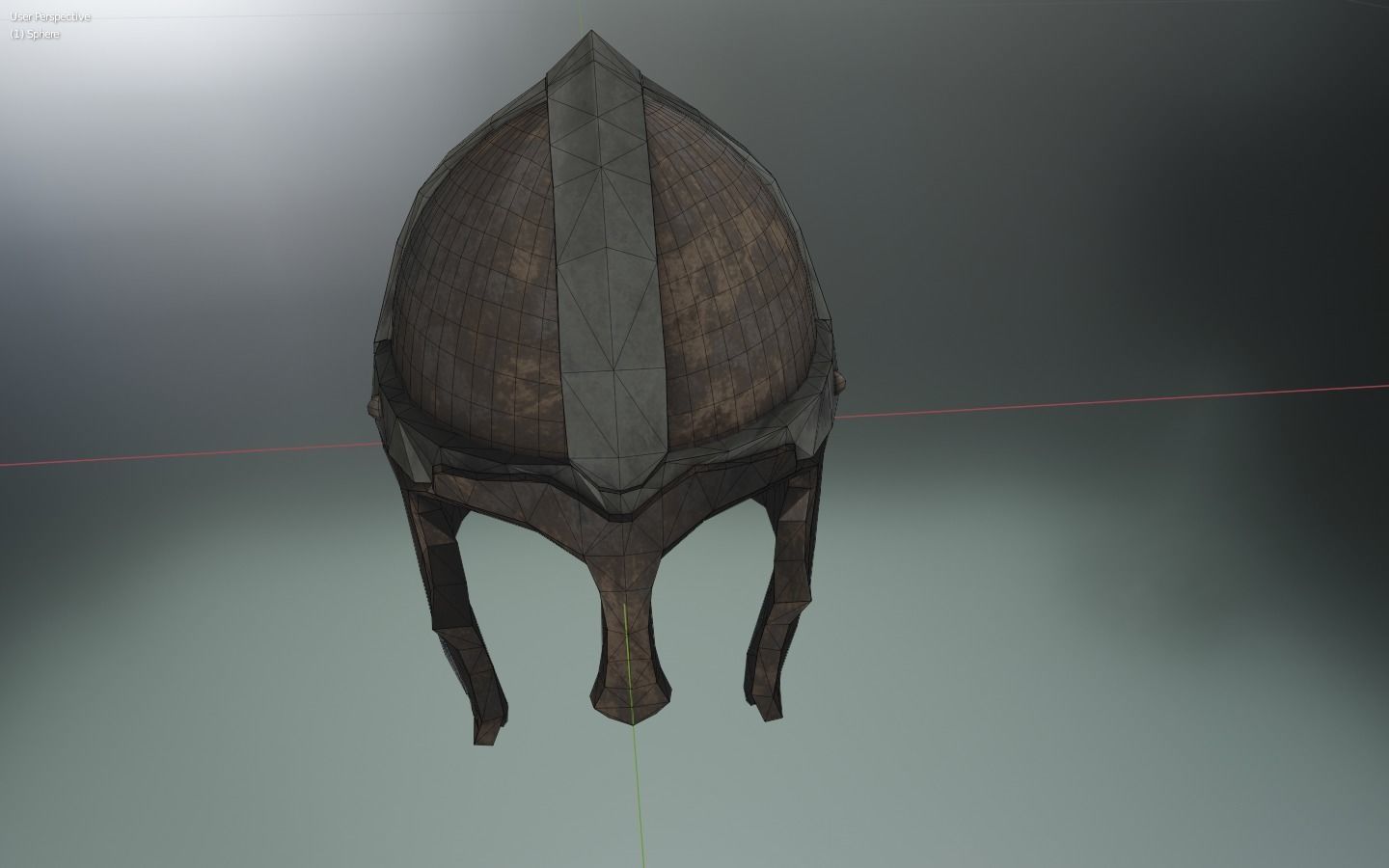 3D model HELM KNIGHT SCANDINAVIAN MEDIEVAL HELMET VR / AR / low-poly ...