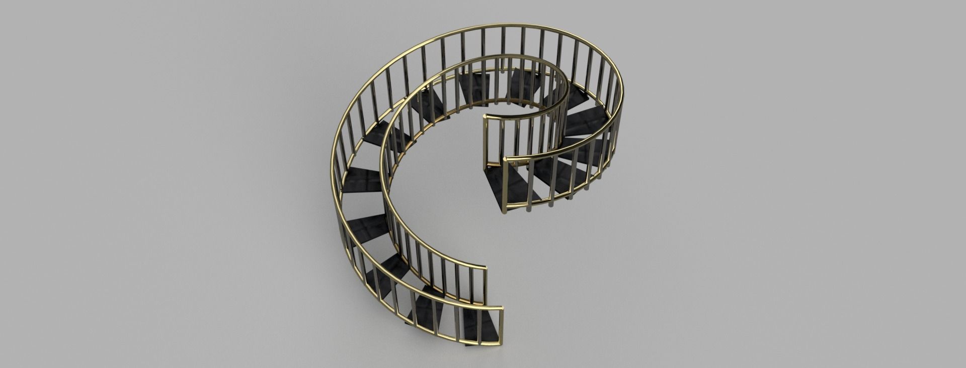 Spiral Staircase free 3D model 3D printable | CGTrader