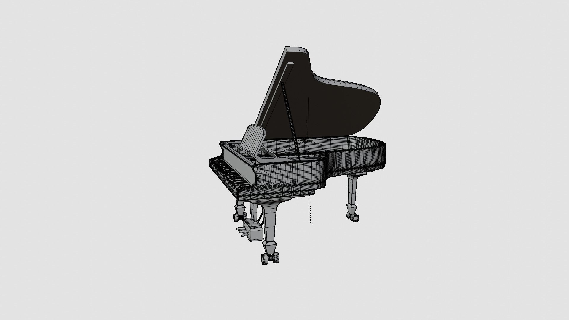 Steinway Piano Grand Piano 3D model | CGTrader