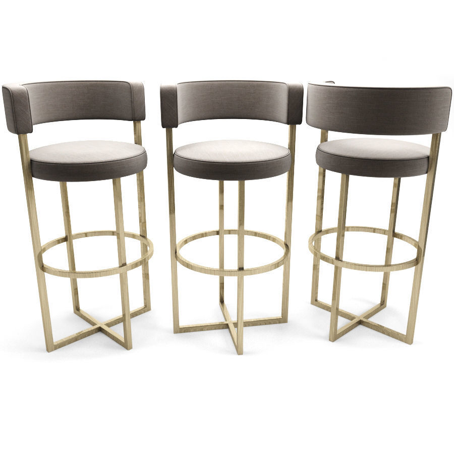 Sirio Porada Bar Stool 3D model | CGTrader