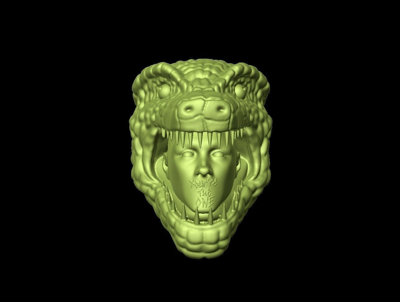 Dorohedoro Caiman And Risu 3D model 3D printable | CGTrader