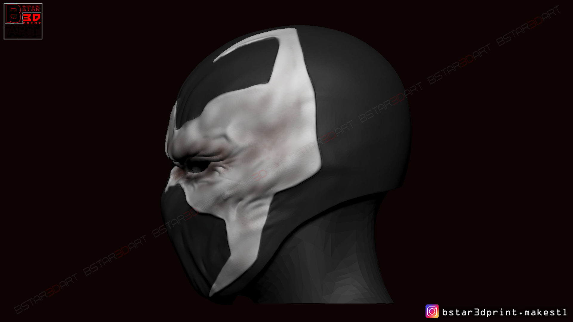 Spawn Comics Mask 3D model 3D printable | CGTrader