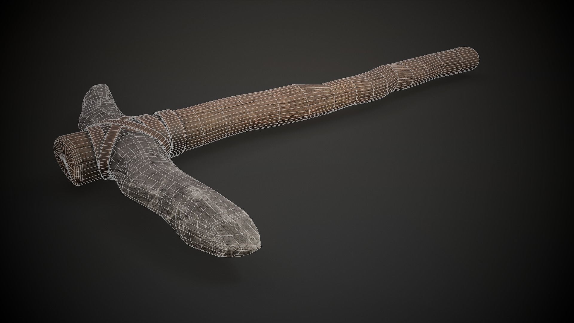 3D model Stone Pickaxe 2 VR / AR / low-poly | CGTrader