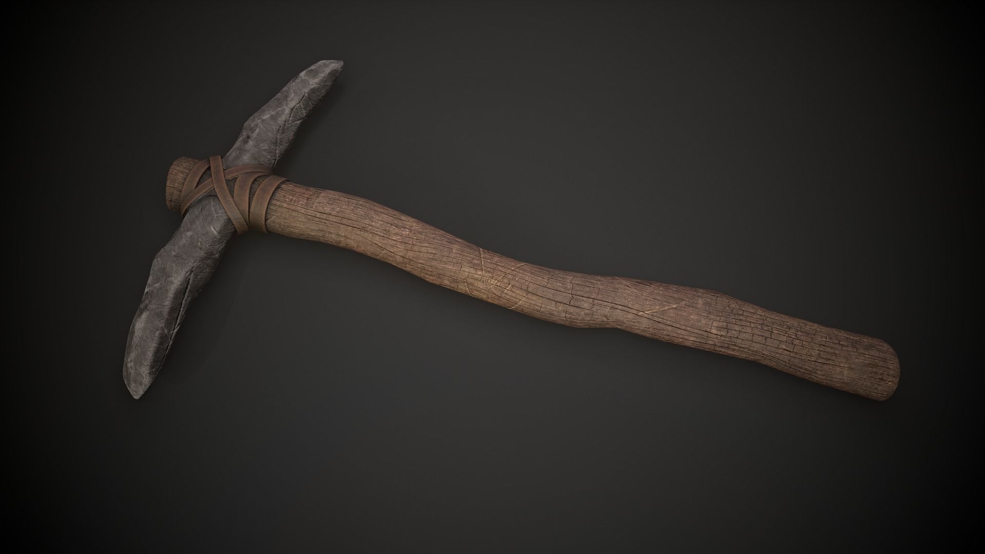 3D model Stone Pickaxe 2 VR / AR / low-poly | CGTrader