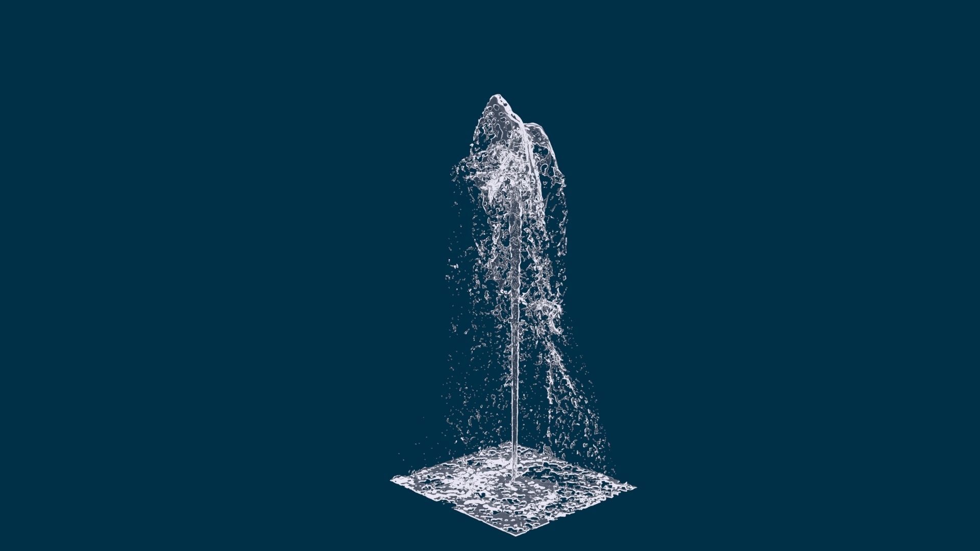 Realistic Water Fountain Loop Animation 7 3D model animated | CGTrader