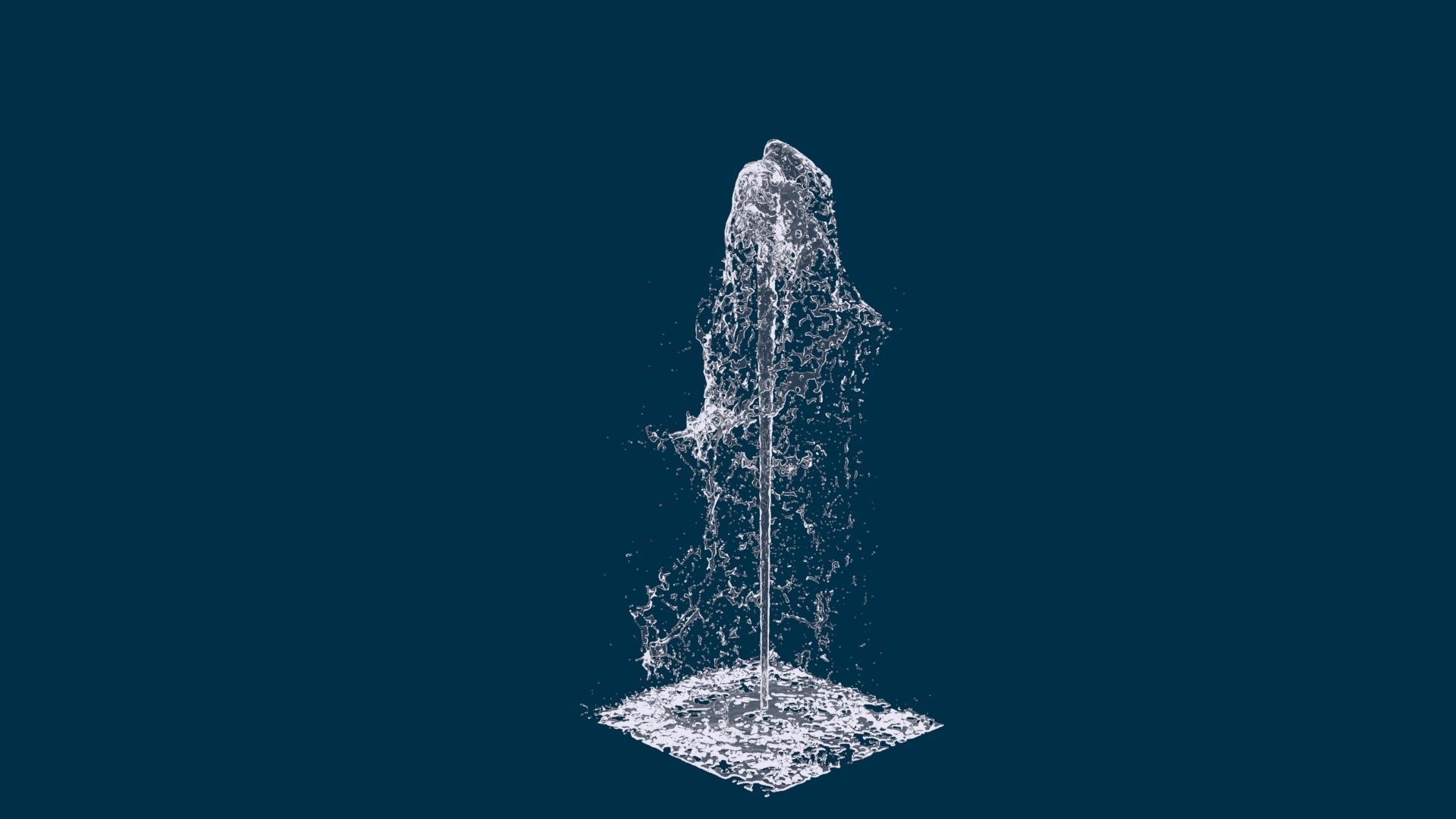 Realistic Water Fountain Loop Animation 7 3D model animated | CGTrader