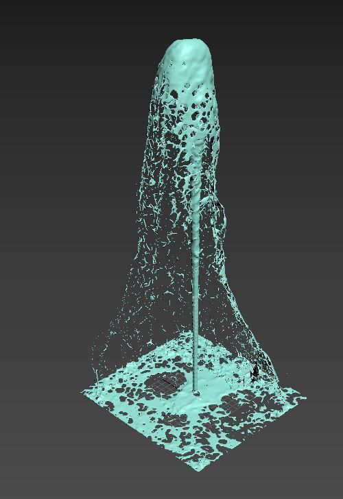 Realistic Water Fountain Loop Animation 7 3D model animated | CGTrader