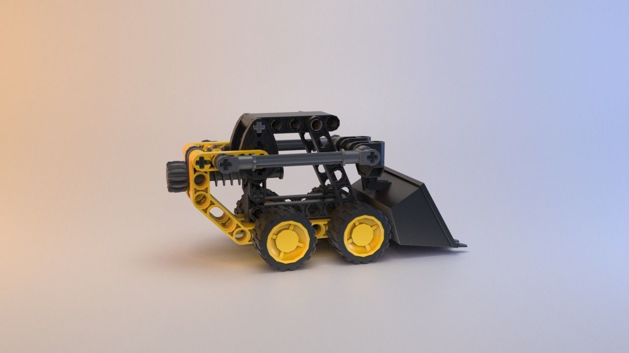 3D model Lego Technic - Mini Digger - 8418 VR / AR / low-poly | CGTrader