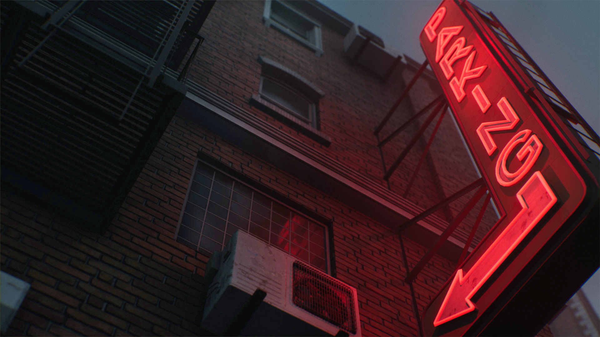 3D model Downtown Alley VR / AR / low-poly | CGTrader