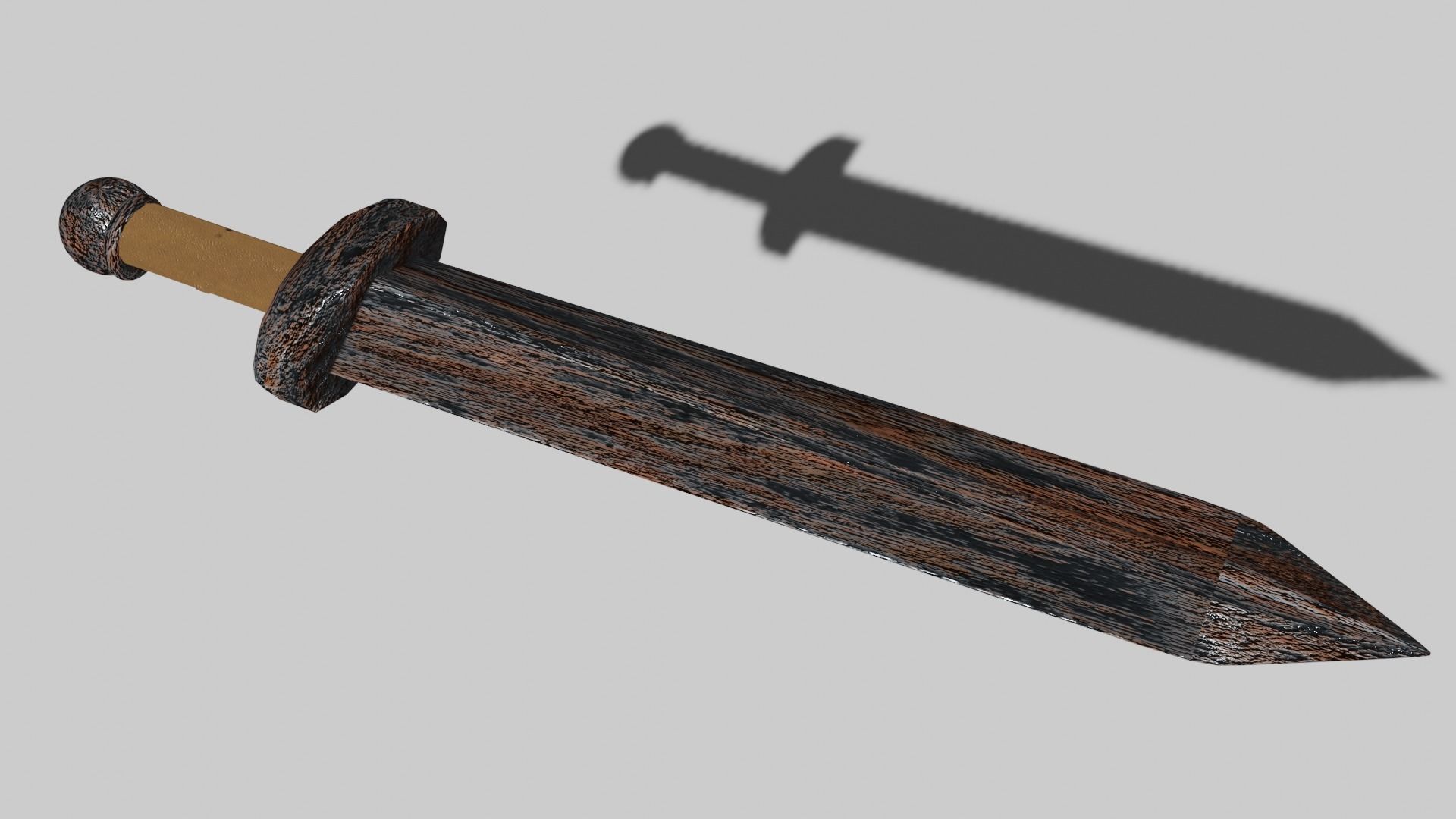 3D model Rusty Sword VR / AR / low-poly | CGTrader