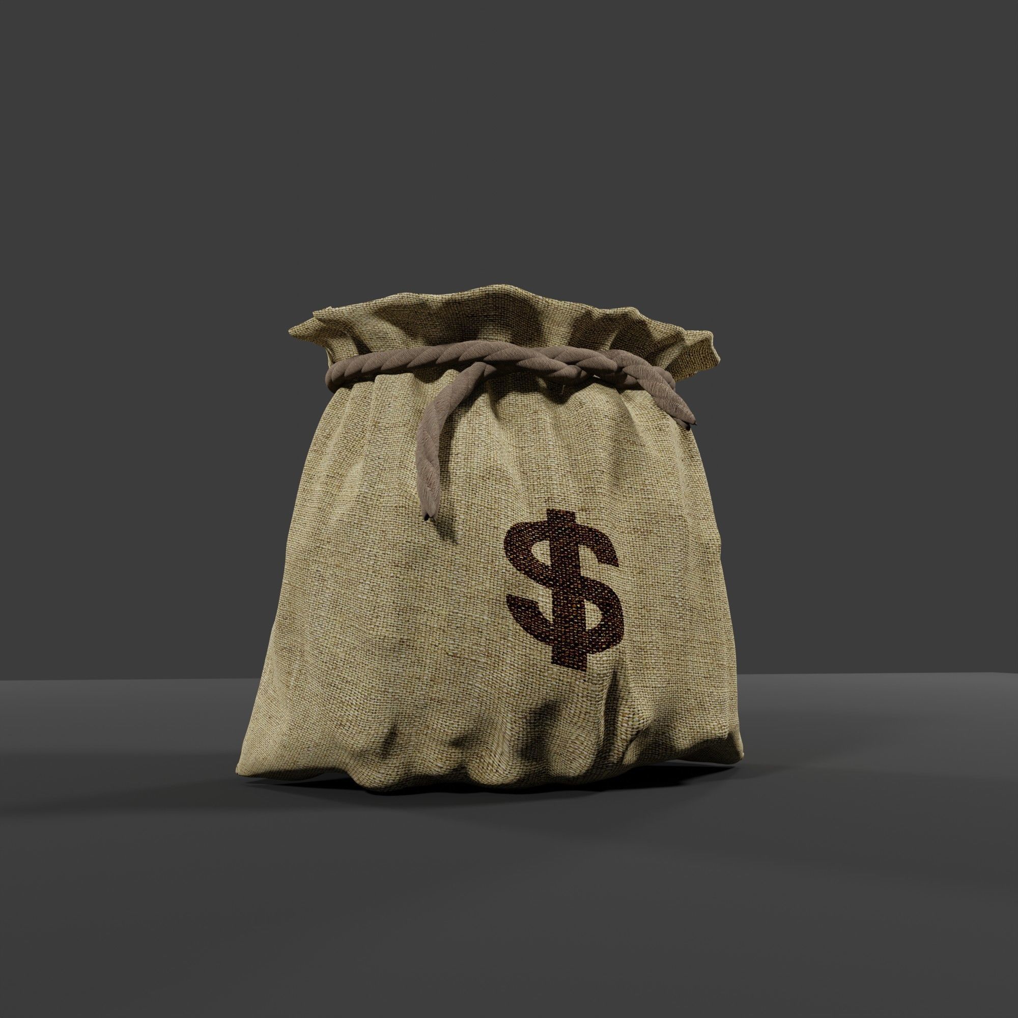 Money Bag 3D model | CGTrader