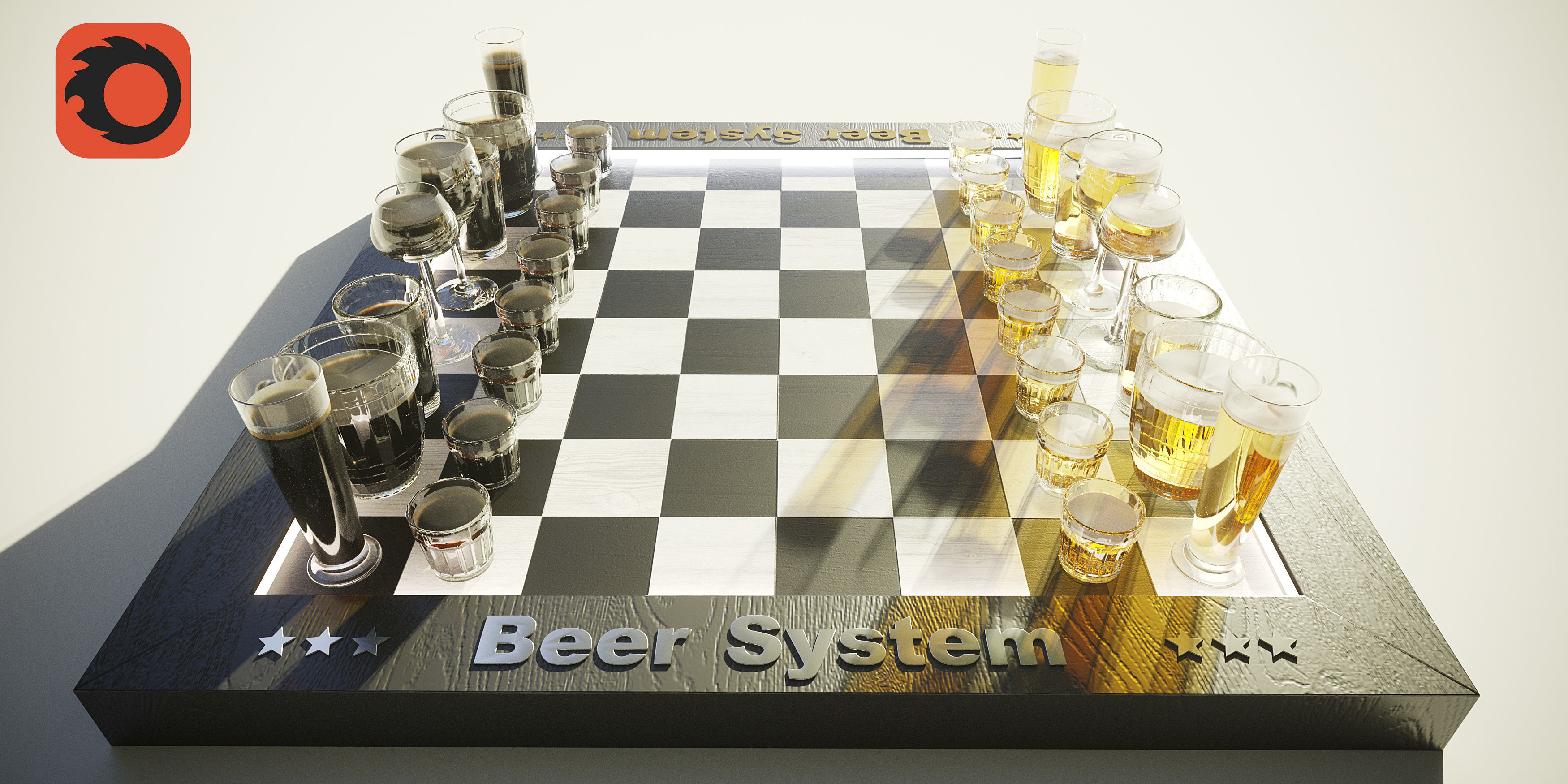 3D model Chess Beer | CGTrader
