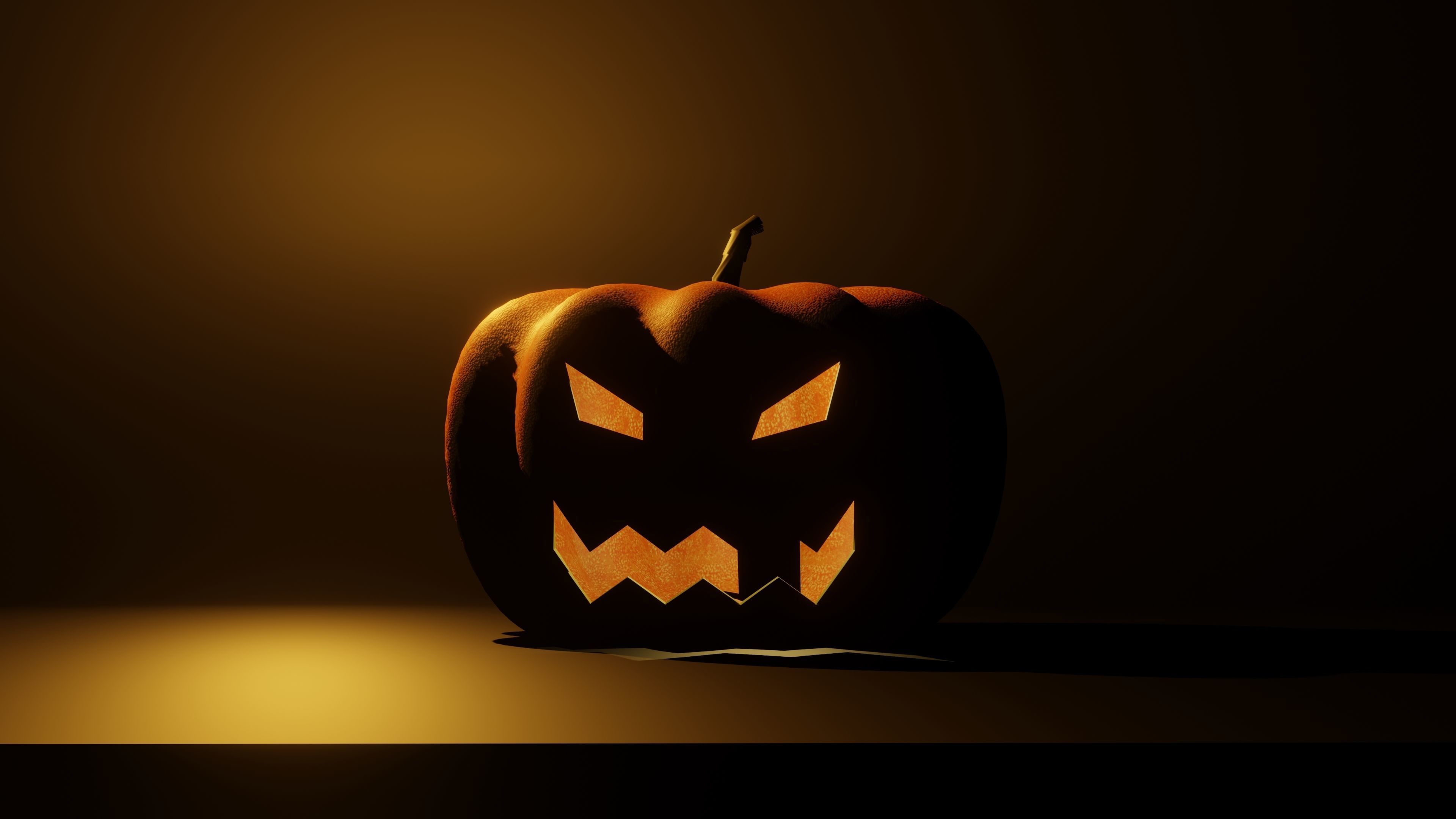 Jack pumpkinhead Halloween with lantern animation 3D model animated ...
