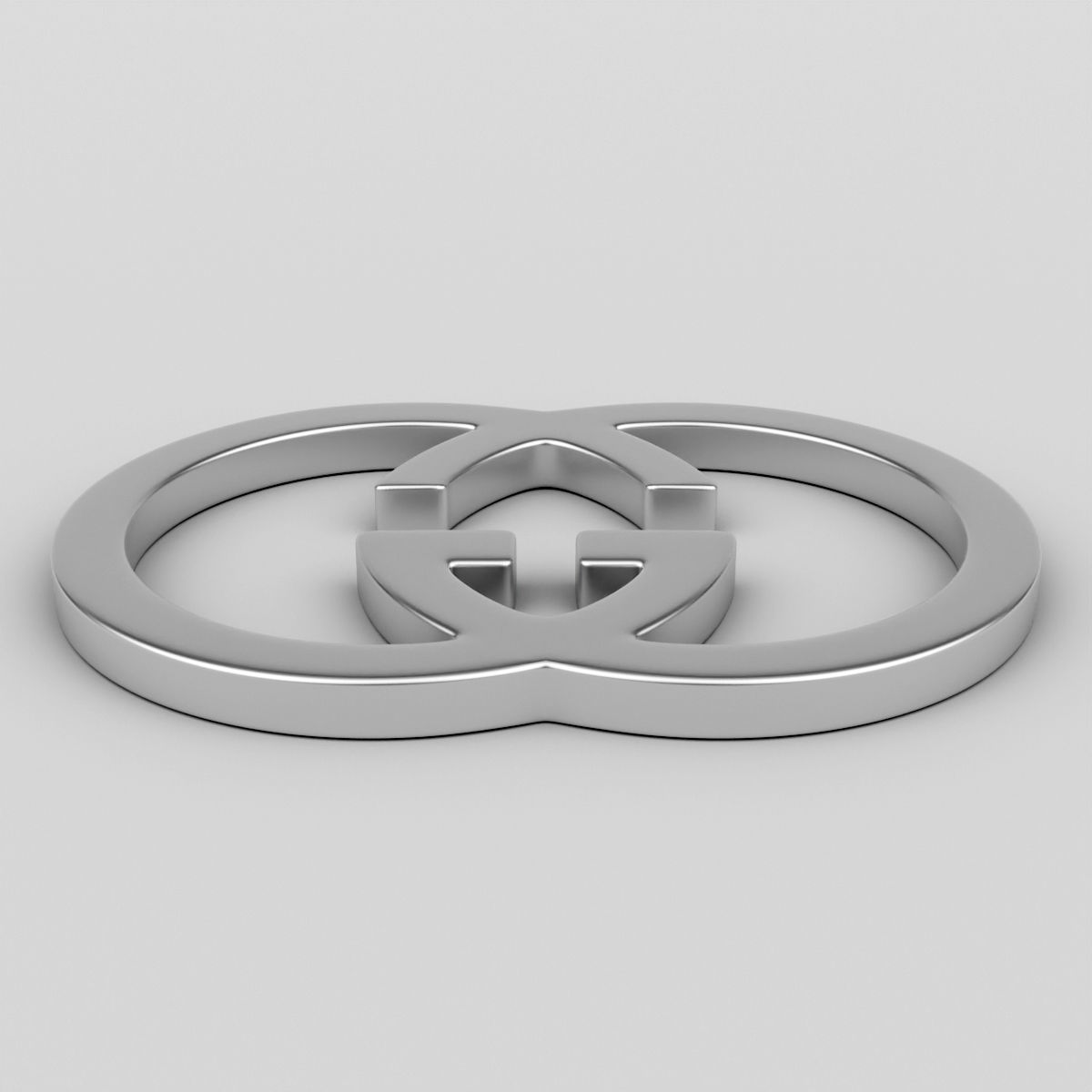 Gucci Logo 3D model | CGTrader