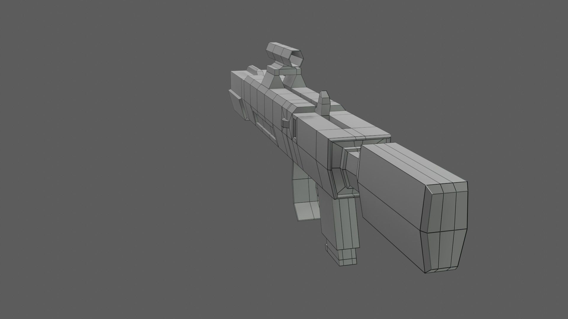 Low Poly Sci-Fi Weapon free VR / AR / low-poly 3D model | CGTrader