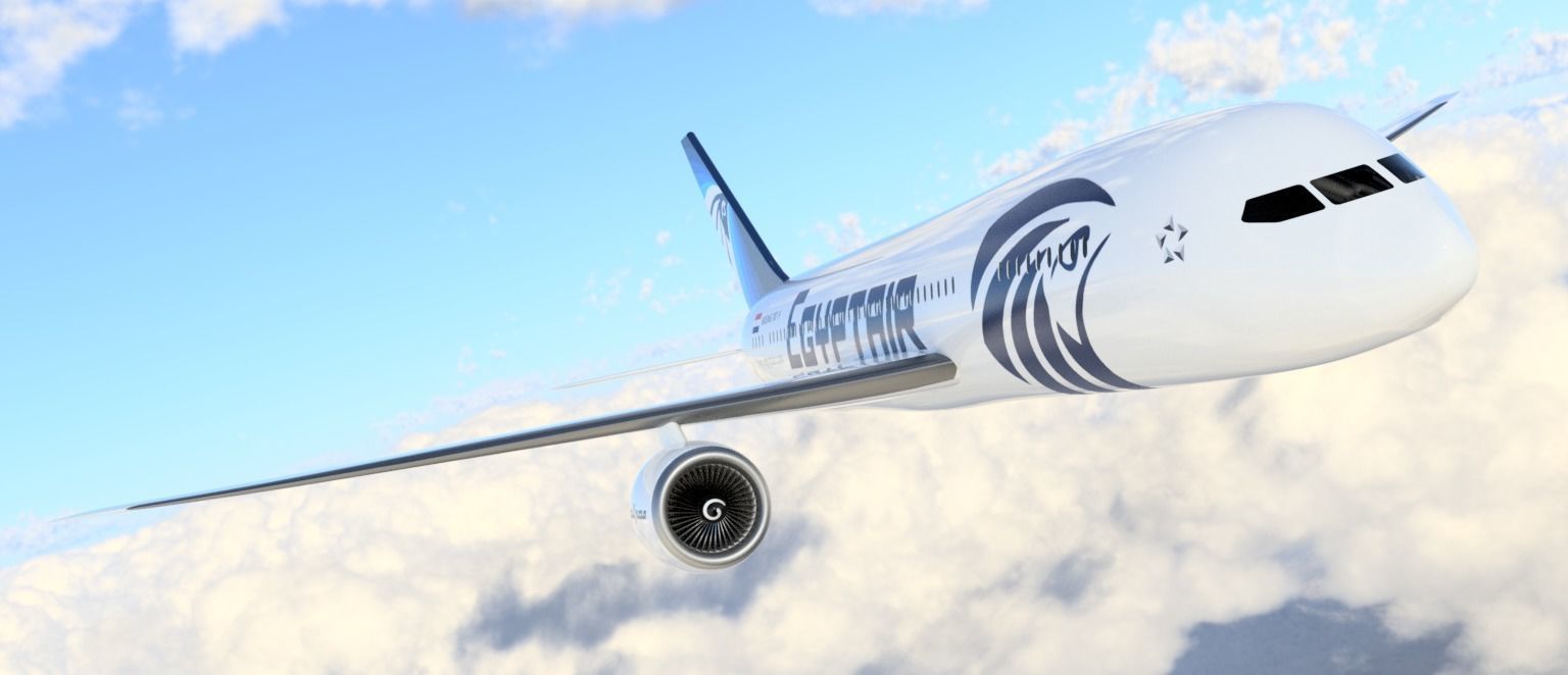 3D model Boeing 787-9 Dreamliner VR / AR / low-poly | CGTrader