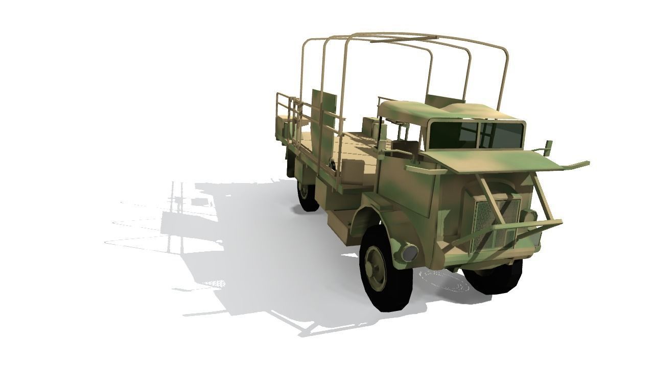3D model Bedford QL Military Truck VR / AR / low-poly | CGTrader