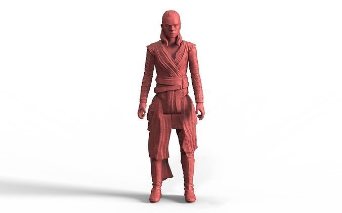 Rey Figure 3D model | CGTrader
