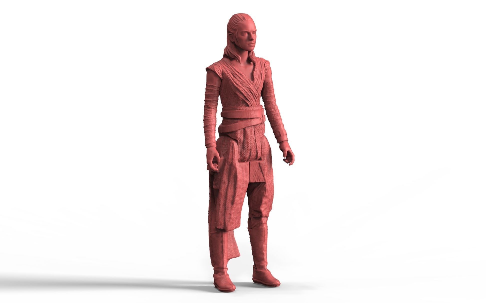 Rey Figure 3D model | CGTrader