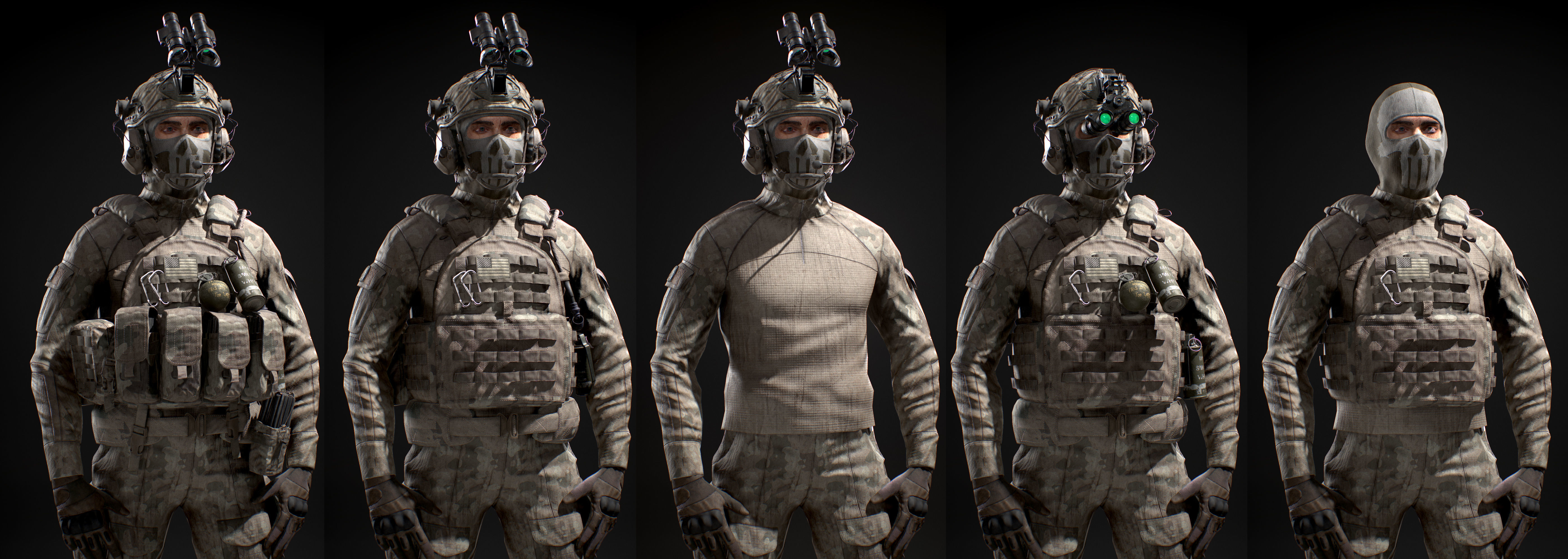 3D model US SOF Soldier VR / AR / low-poly | CGTrader