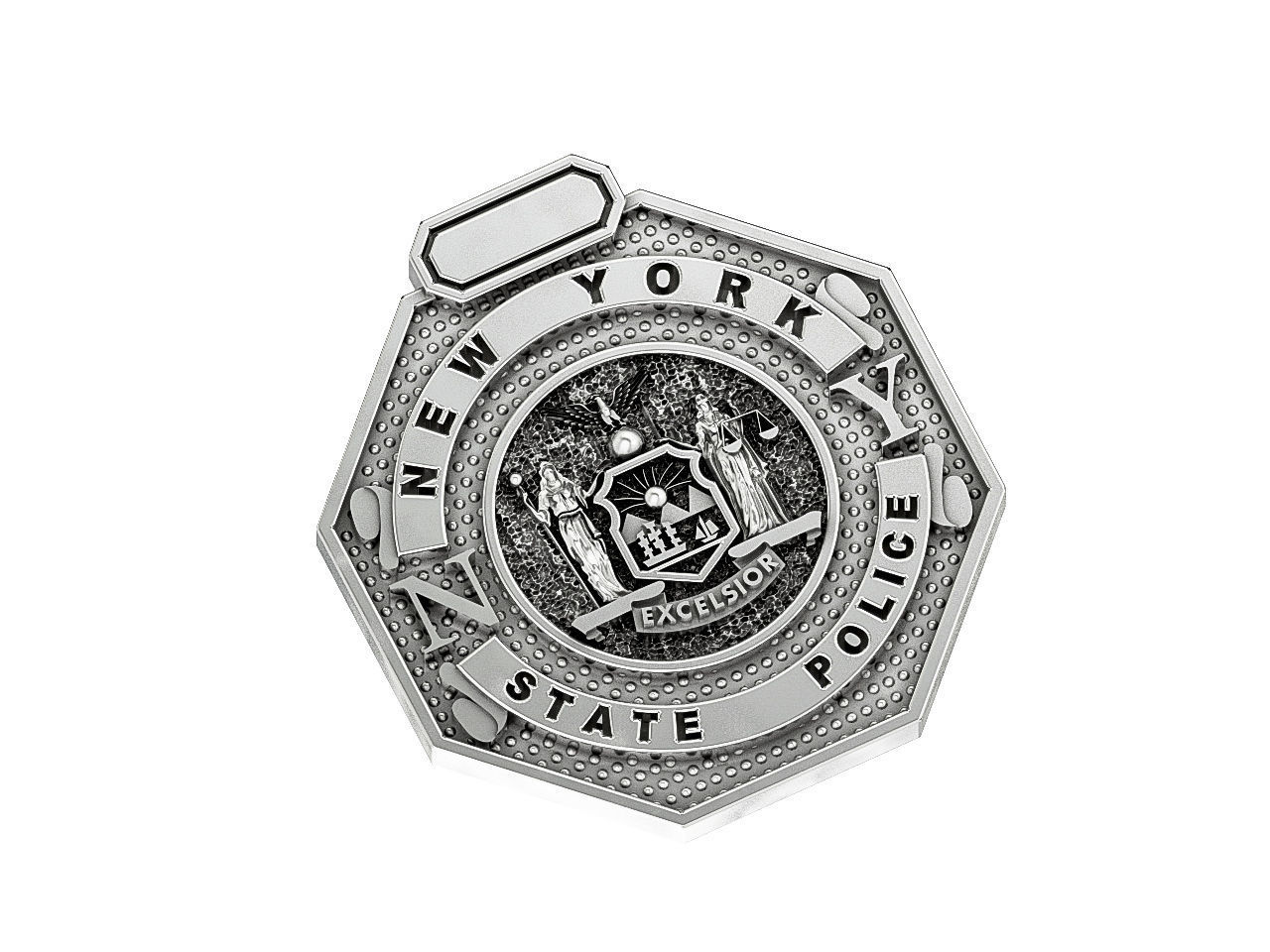 New York Police Department Token 3D model 3D printable | CGTrader