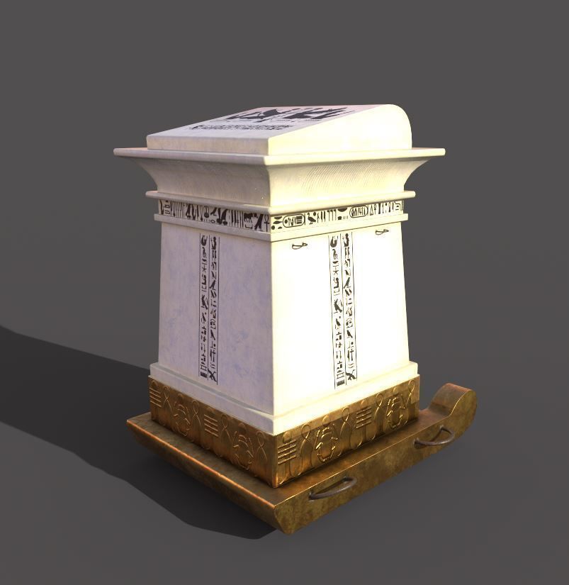 Egyptian Canopi 3D model | CGTrader