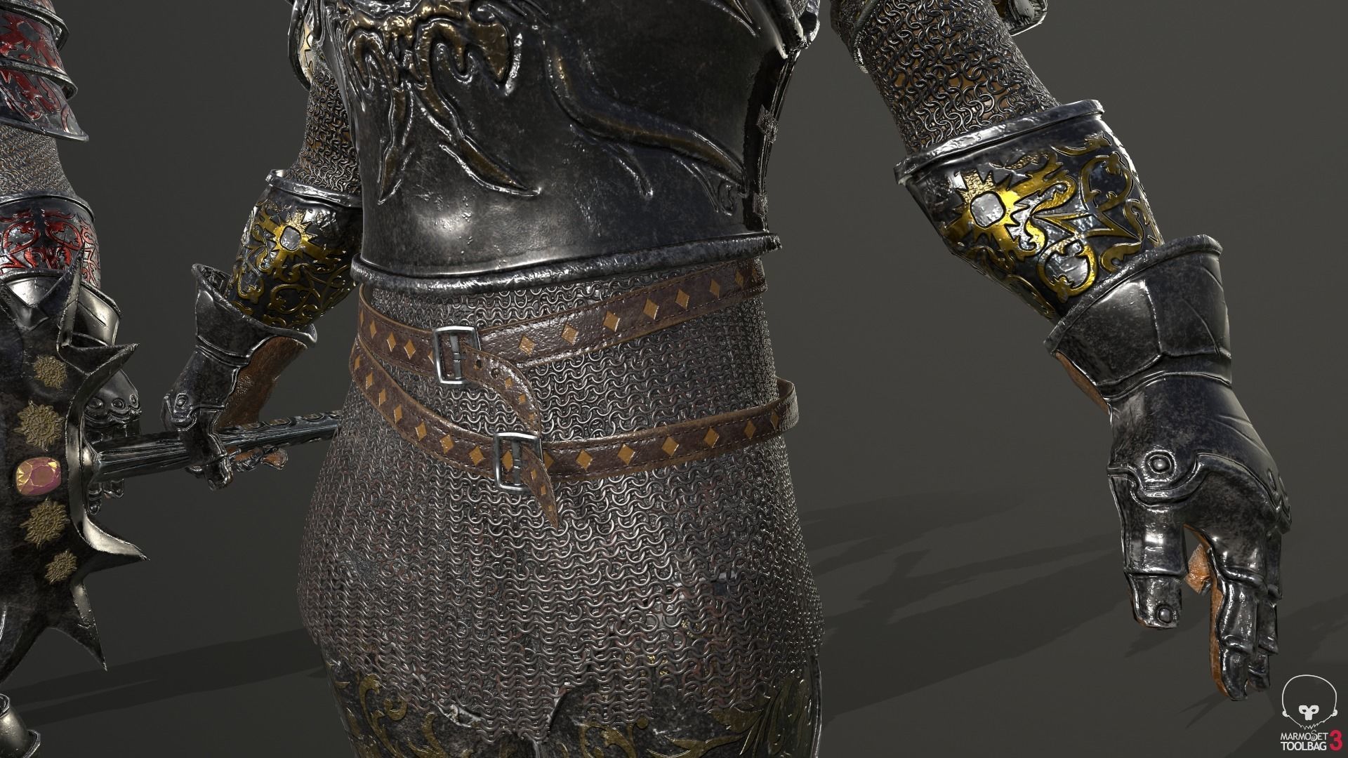 3D model Knight with sword VR / AR / low-poly | CGTrader