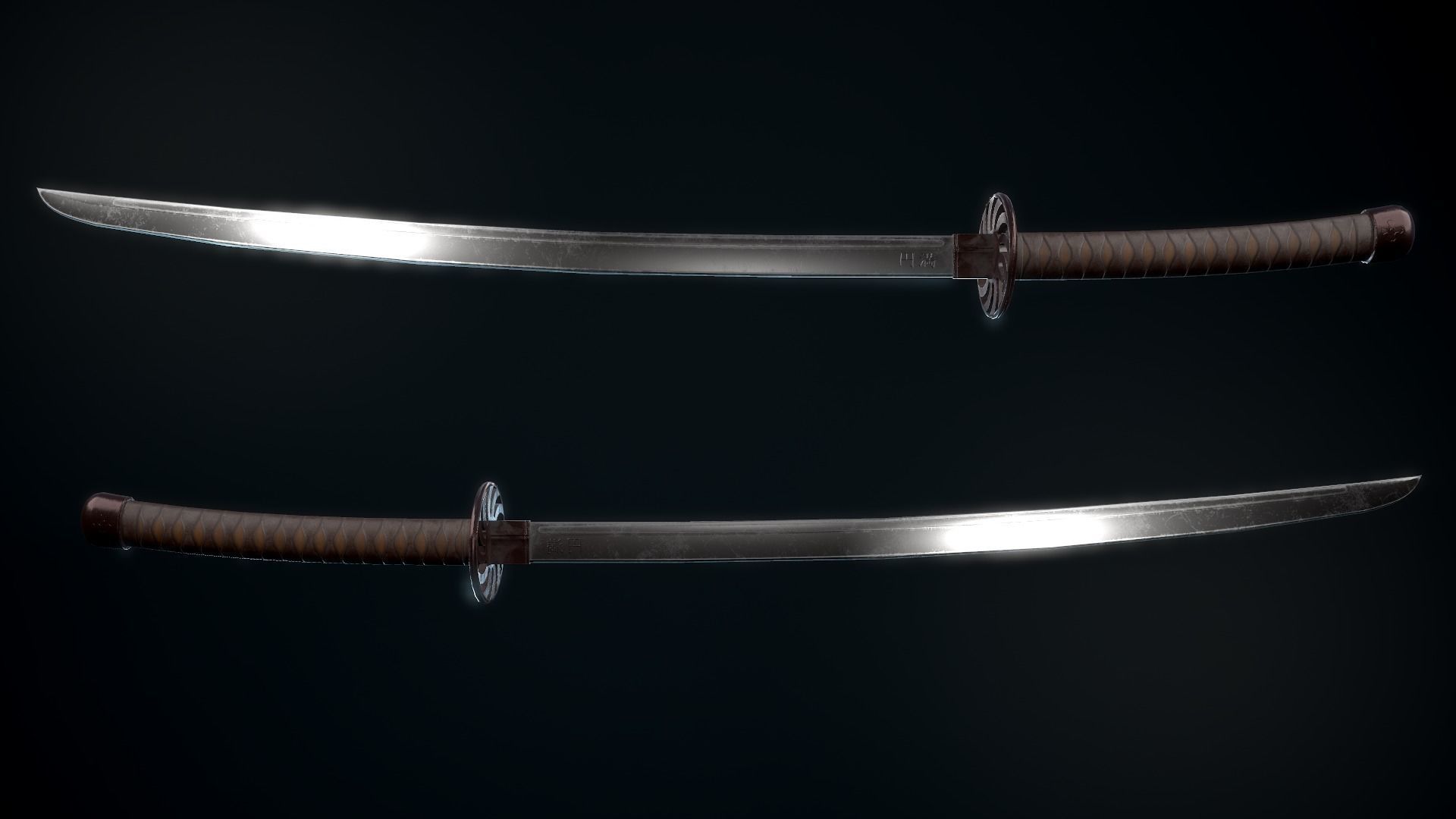 Katana 3D model low-poly | CGTrader