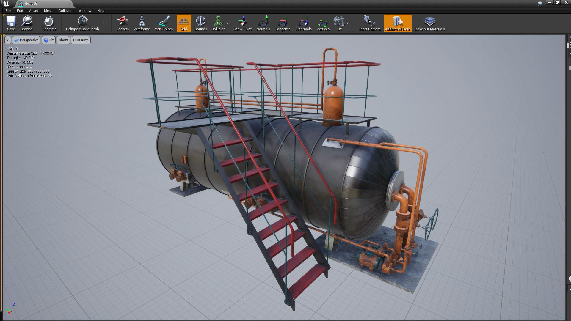 3D model Machinery devices pack for Unreal engine VR / AR / low-poly ...