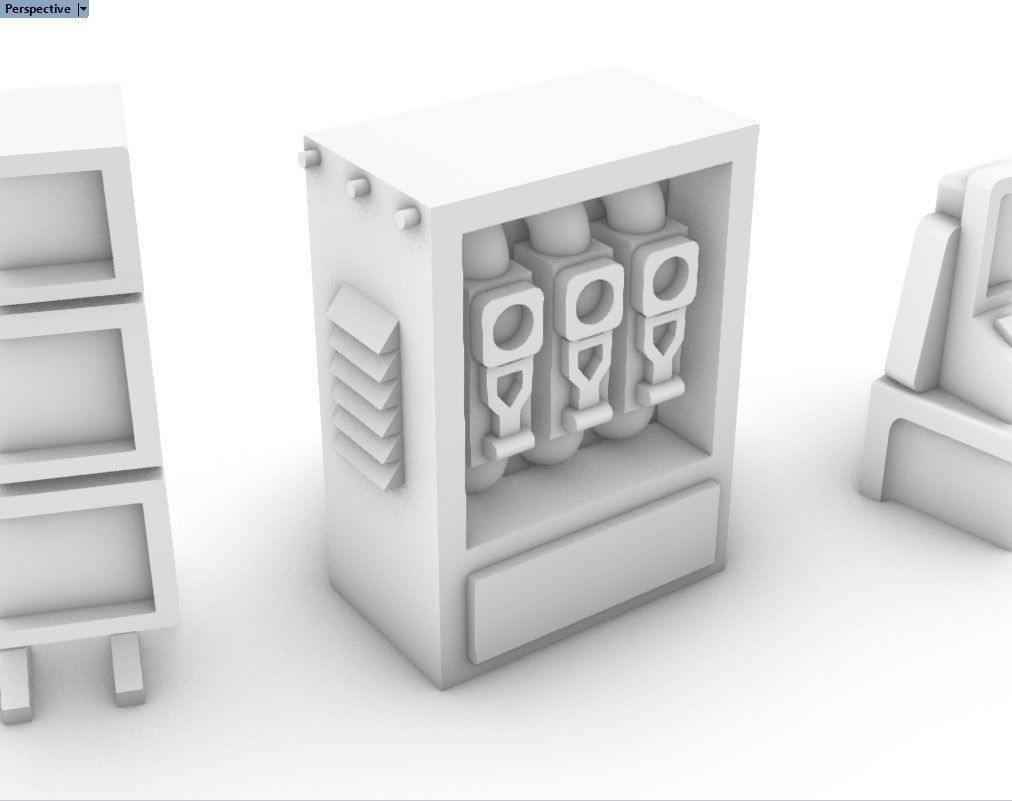 Control Panels and Consoles Pack 3D model 3D printable | CGTrader