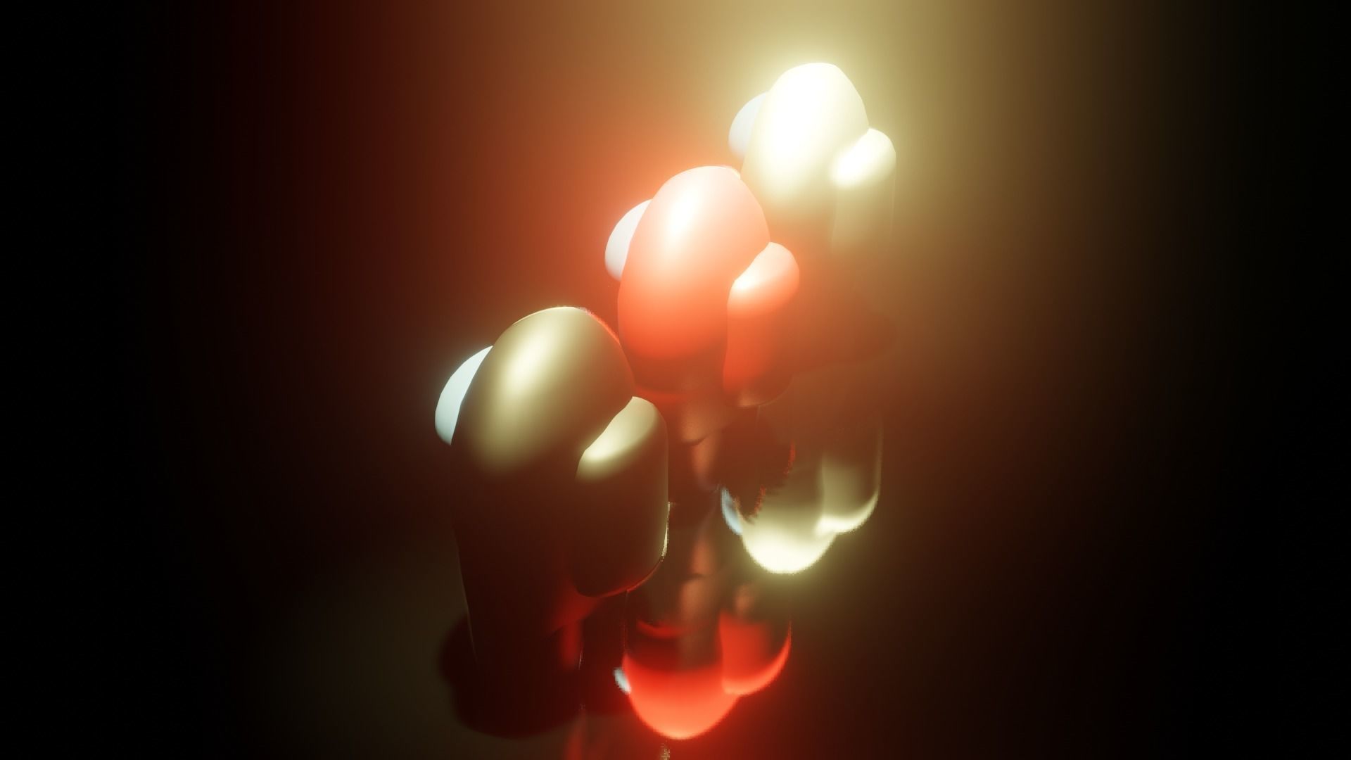 3D model Among Us RTX On 3 Customizable Crewmates Or Imposter VR / AR ...