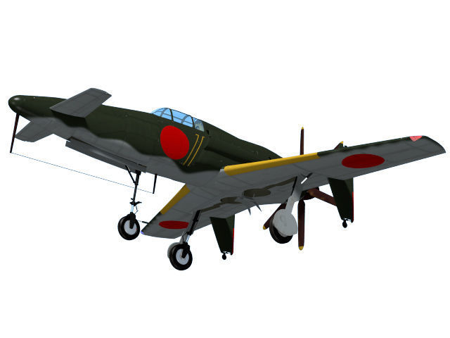 Kyusyu J7W1 Shinden 3D model | CGTrader