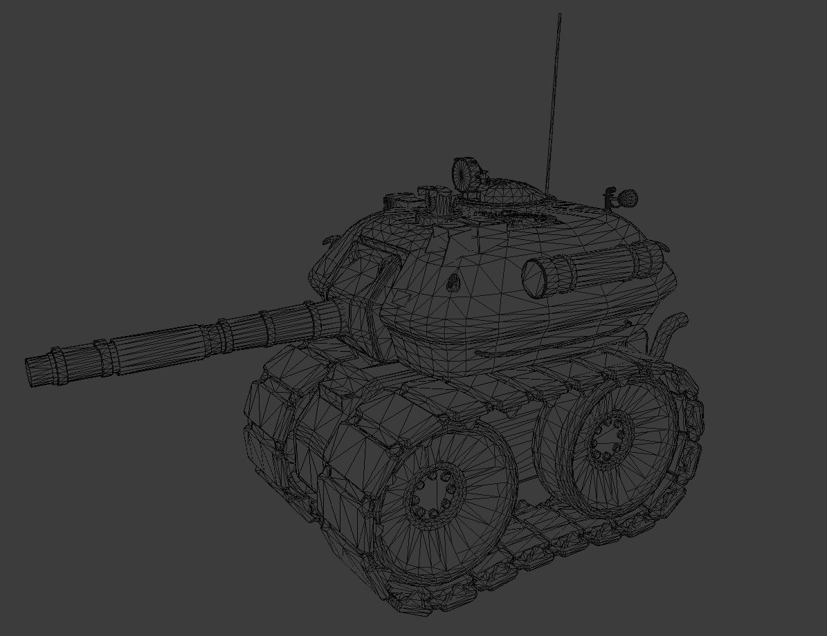 3D model Tonk tank VR / AR / low-poly | CGTrader