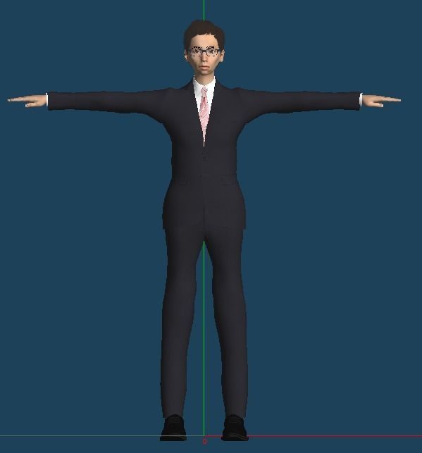 Unity Humanoid Model Male 013 free 3D model animated rigged | CGTrader