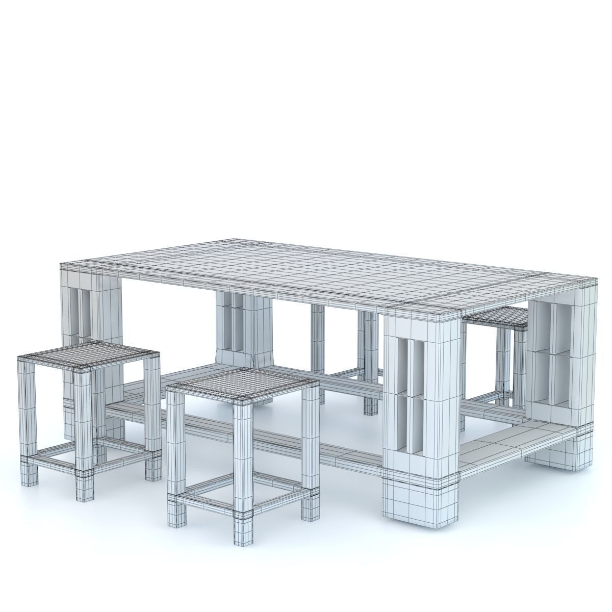 table free 3D model | CGTrader
