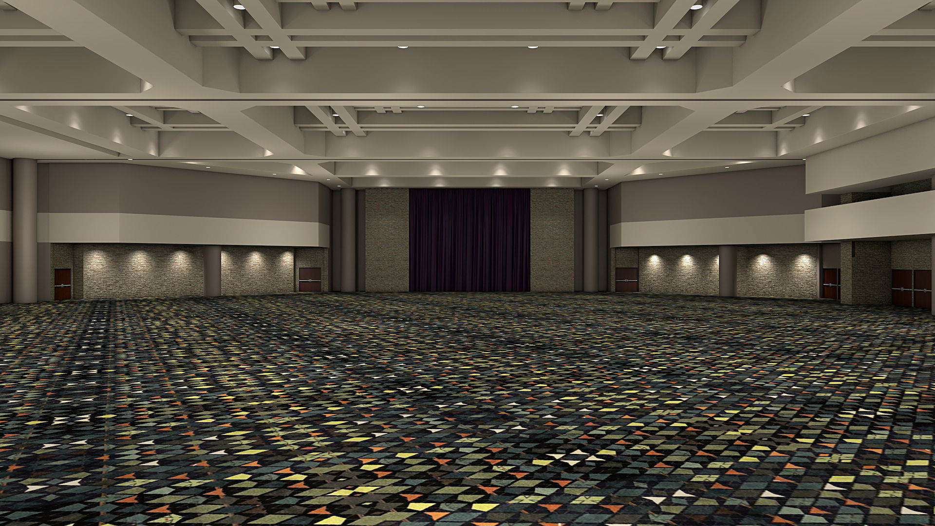 Convention Center 3D model | CGTrader