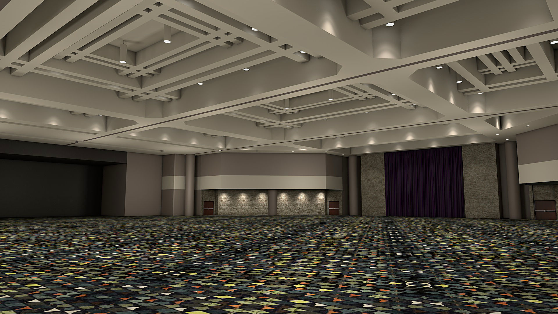 Convention Center 3D model | CGTrader