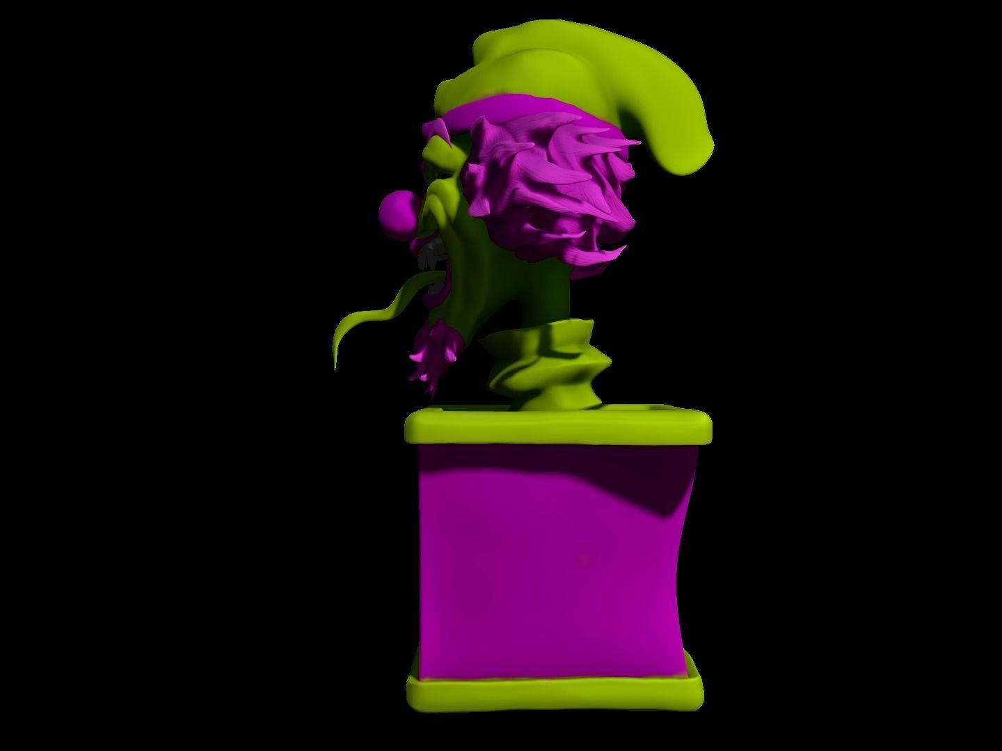 Riddlebox clown head 3D model 3D printable | CGTrader