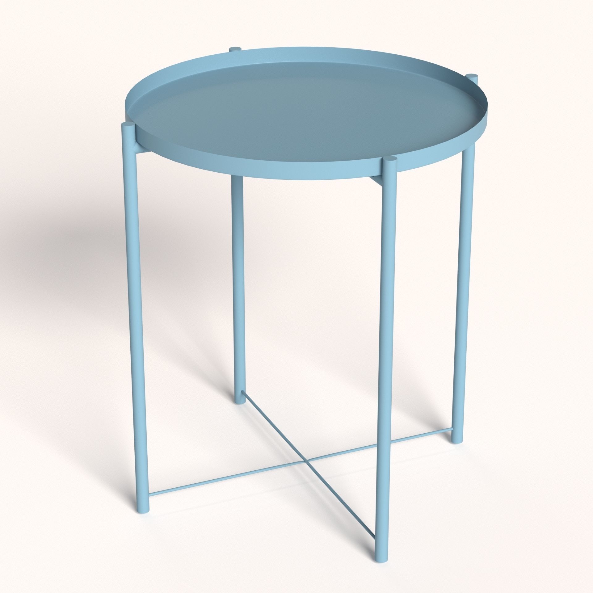 tray table GLADOM blue 3D model | CGTrader