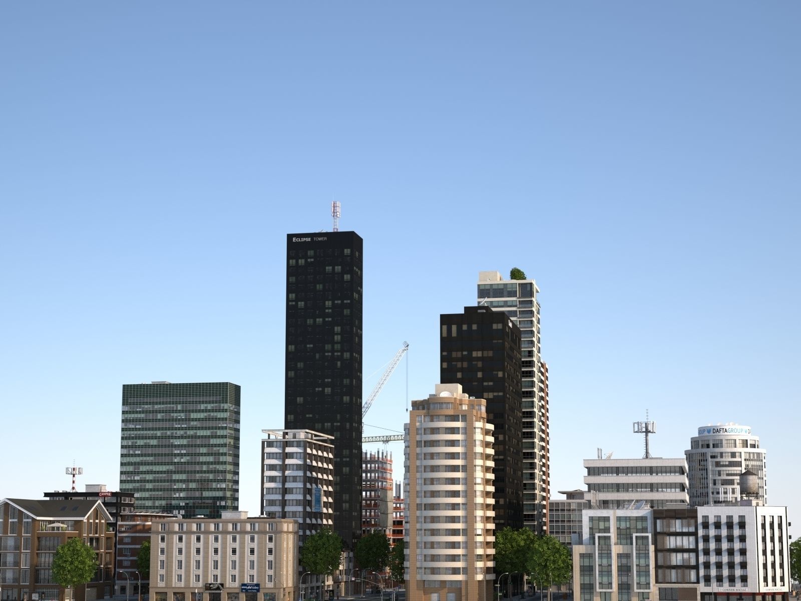 3D model City KC9 VR / AR / low-poly | CGTrader