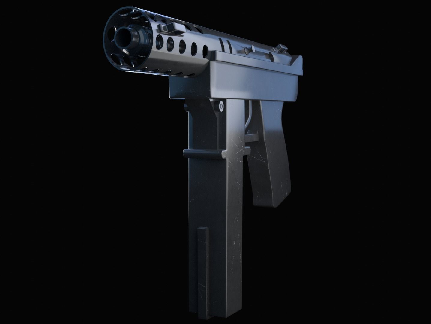 Tec-9 Gun 3D model | CGTrader