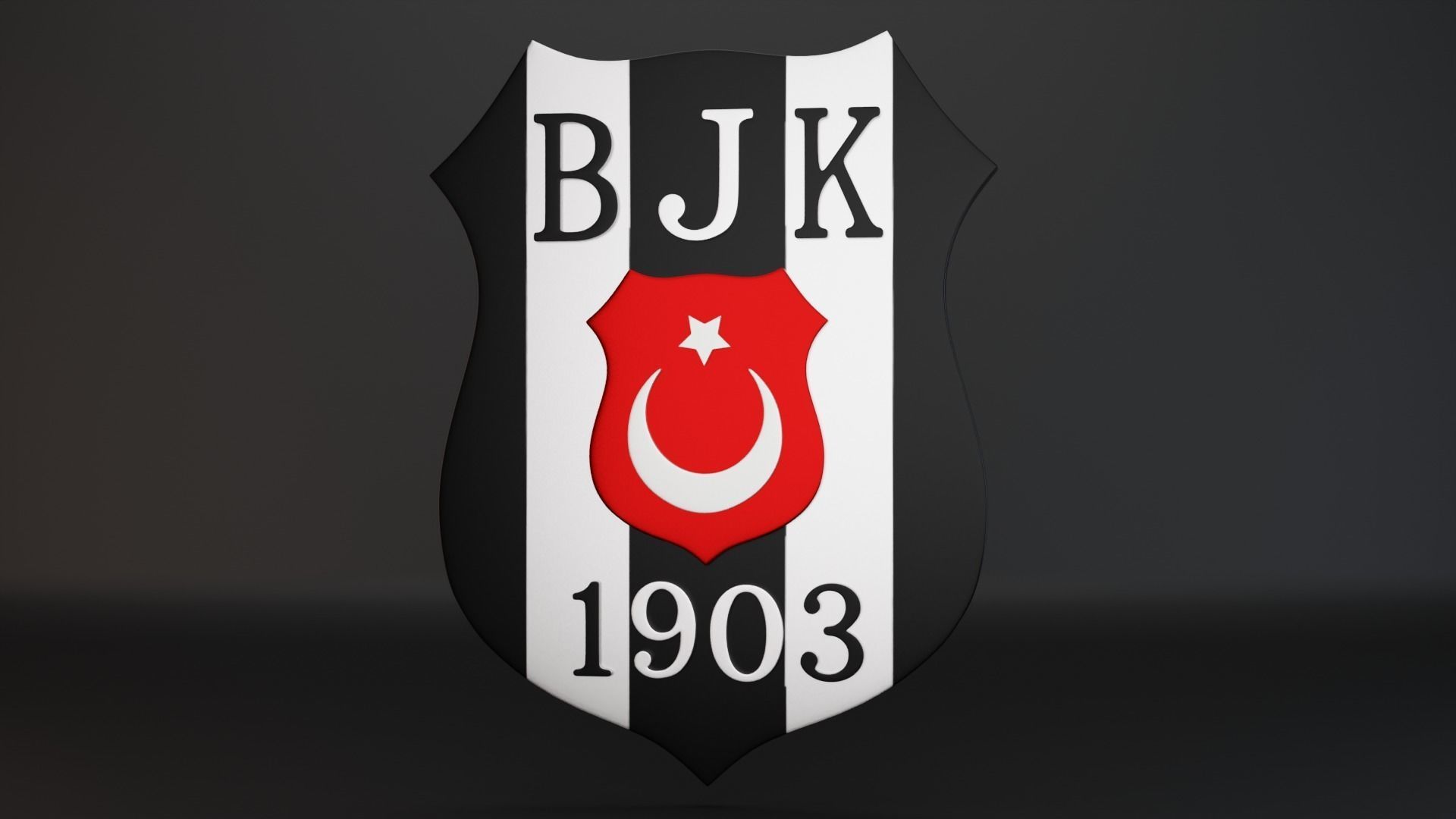 3D model BJK Logo VR / AR / low-poly | CGTrader