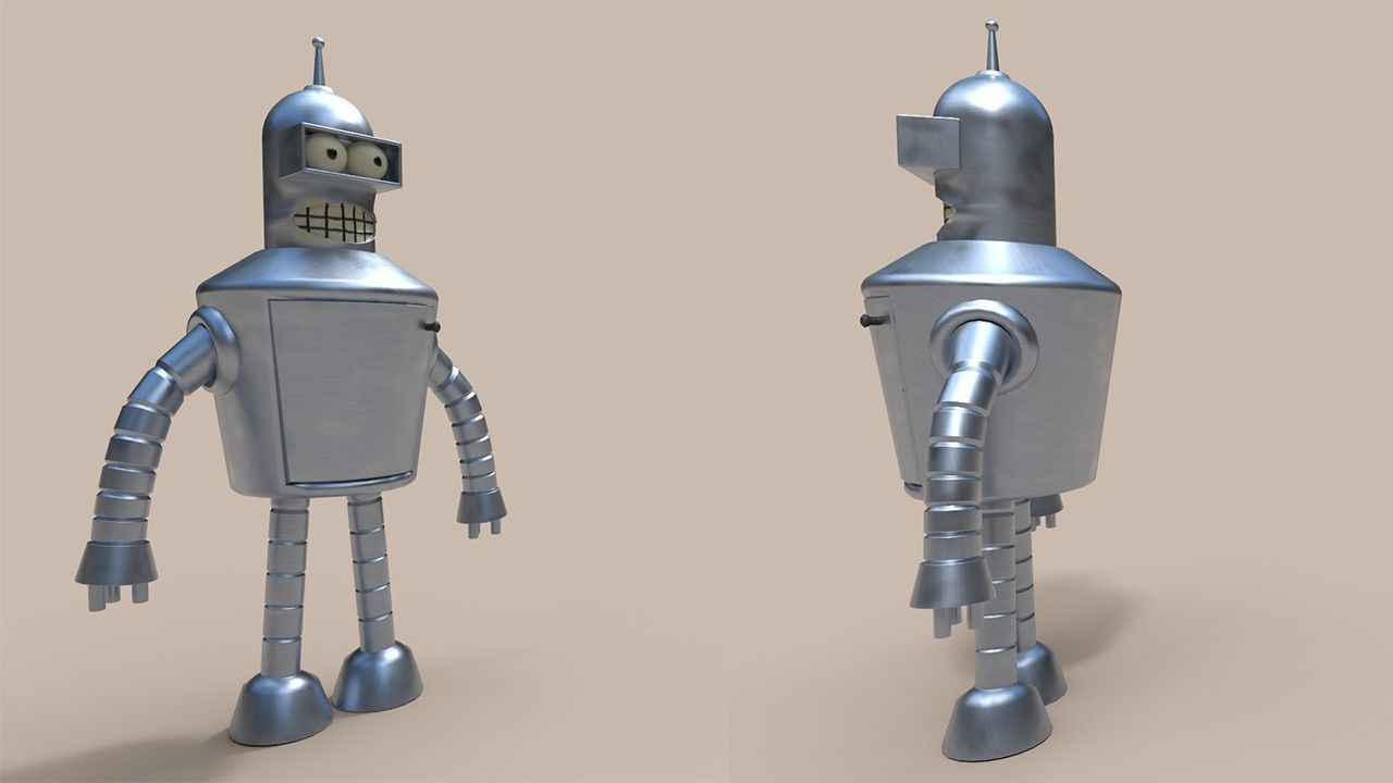 Bender - Futurama 3D model | CGTrader